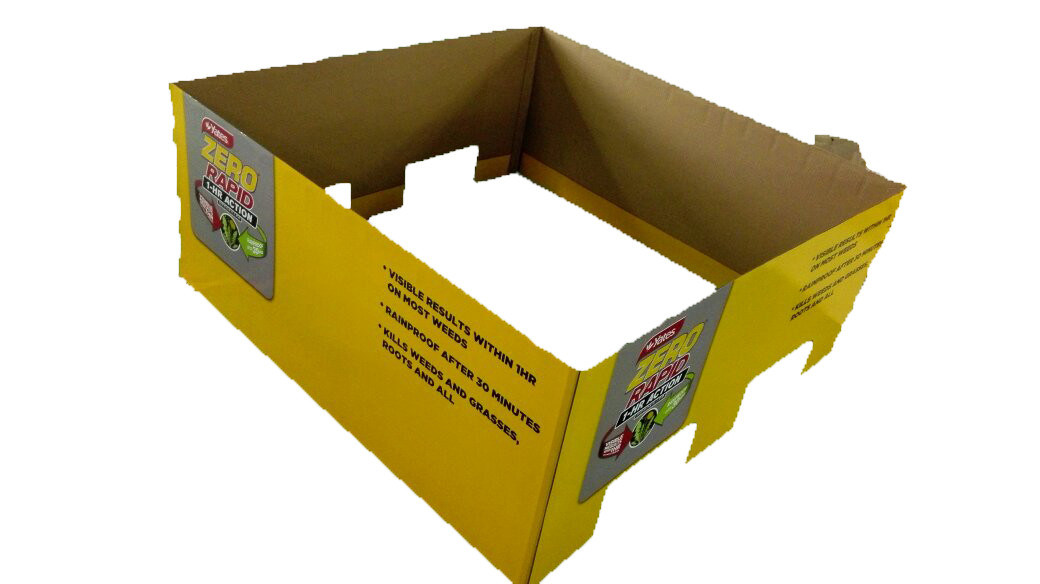 Cardboard Hollow Pallet Cover Custom Corrugated Pallet Shroud for product Promotional