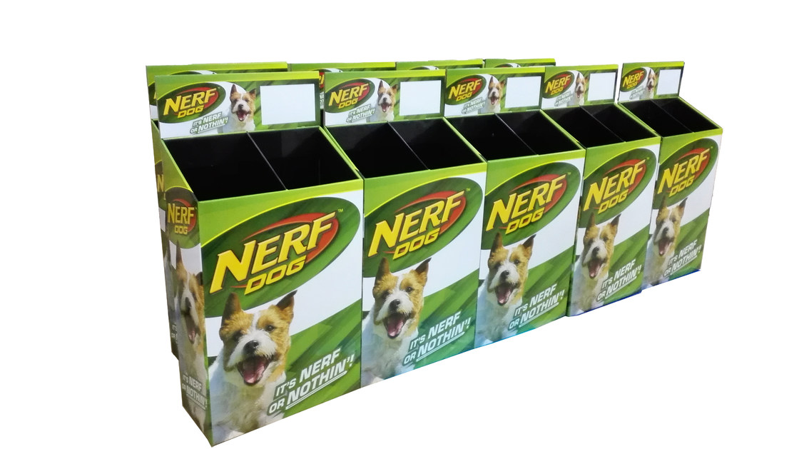 Cuboid Shape Corrugated Display Cardboard Pallet Sidekick Dump Bin for ...