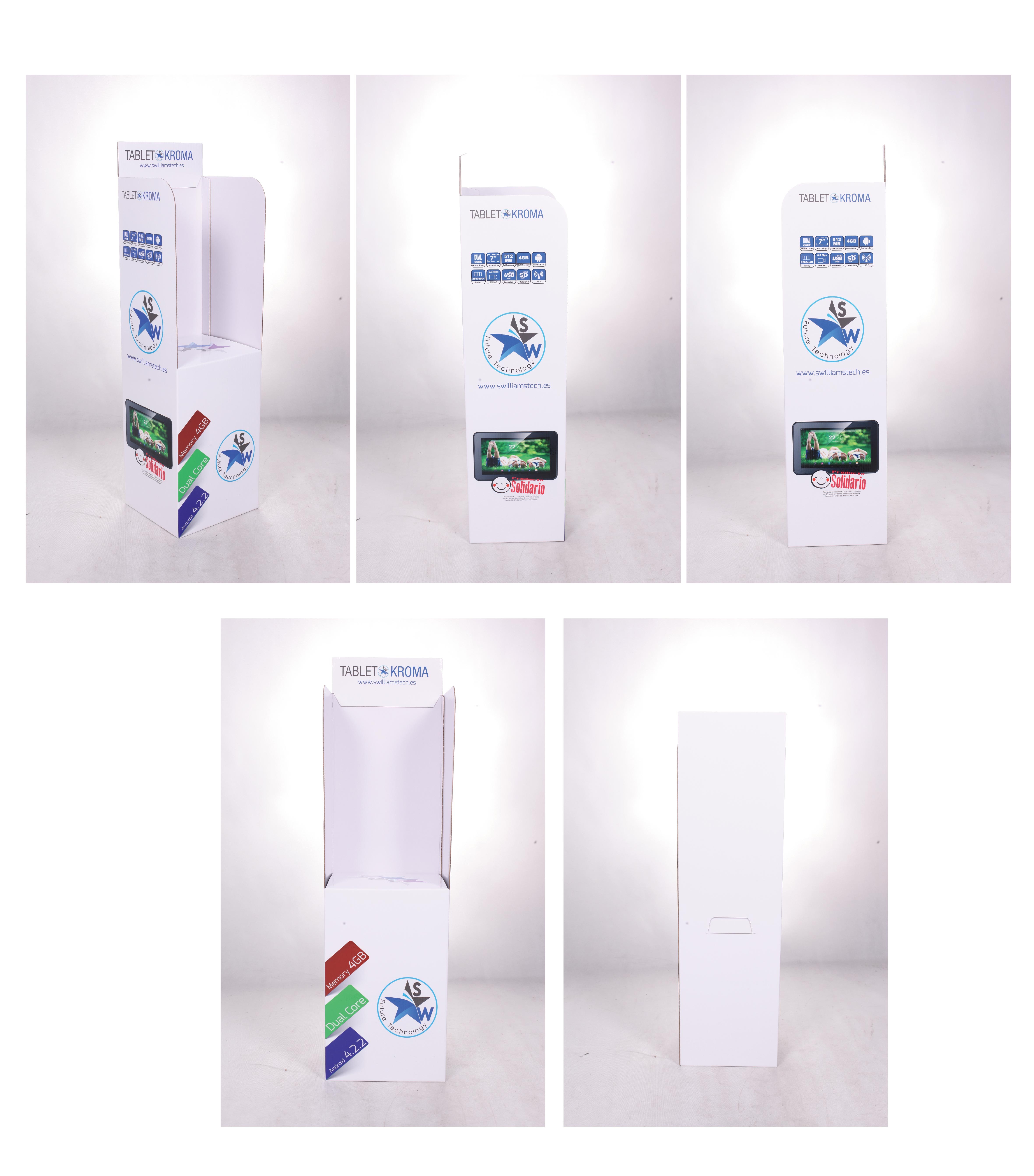 Cardboard Dumpbin for Tablets