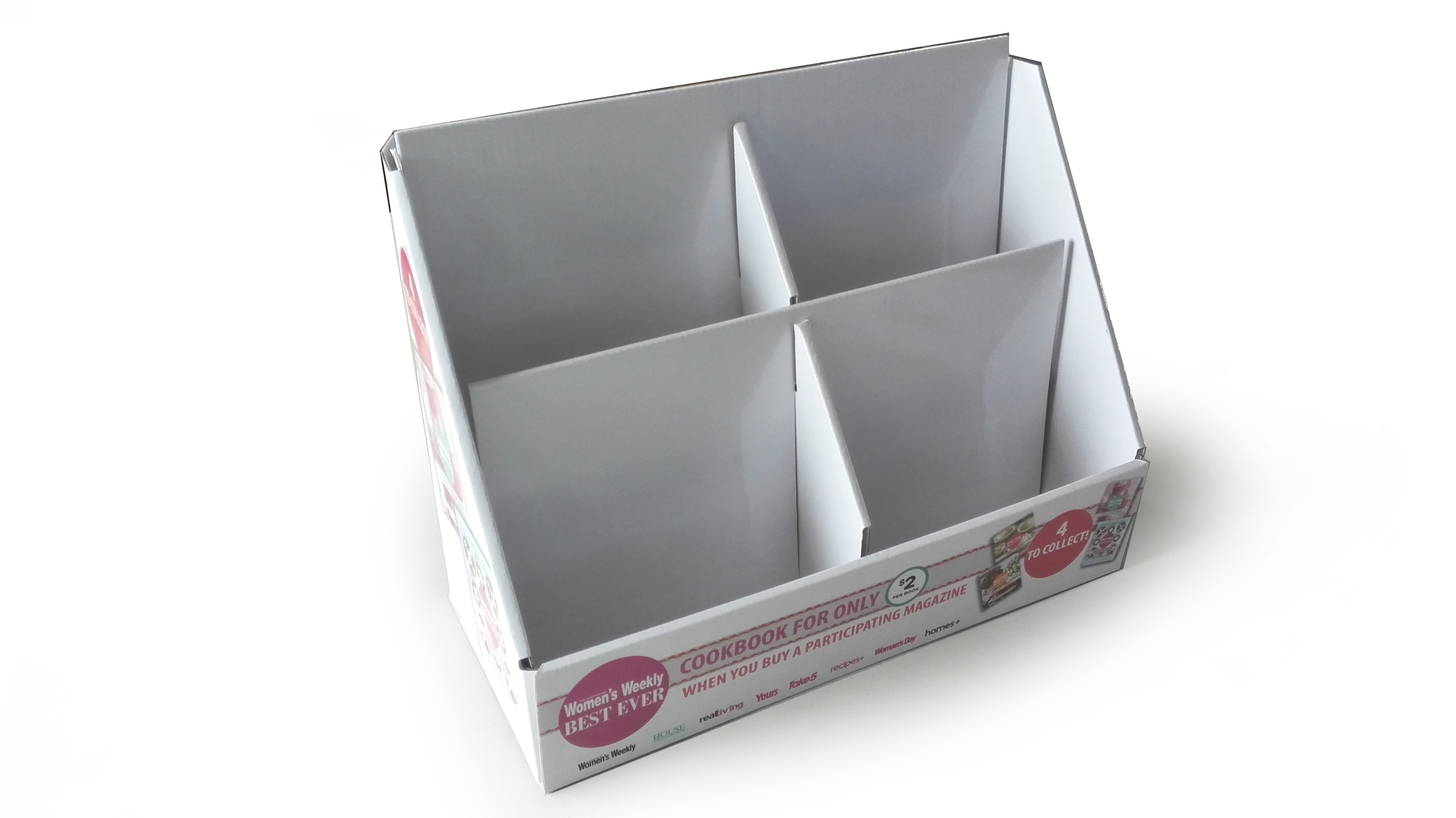 Customized Cardboard Table Counter Display Corrugated Retail Pallet for ...