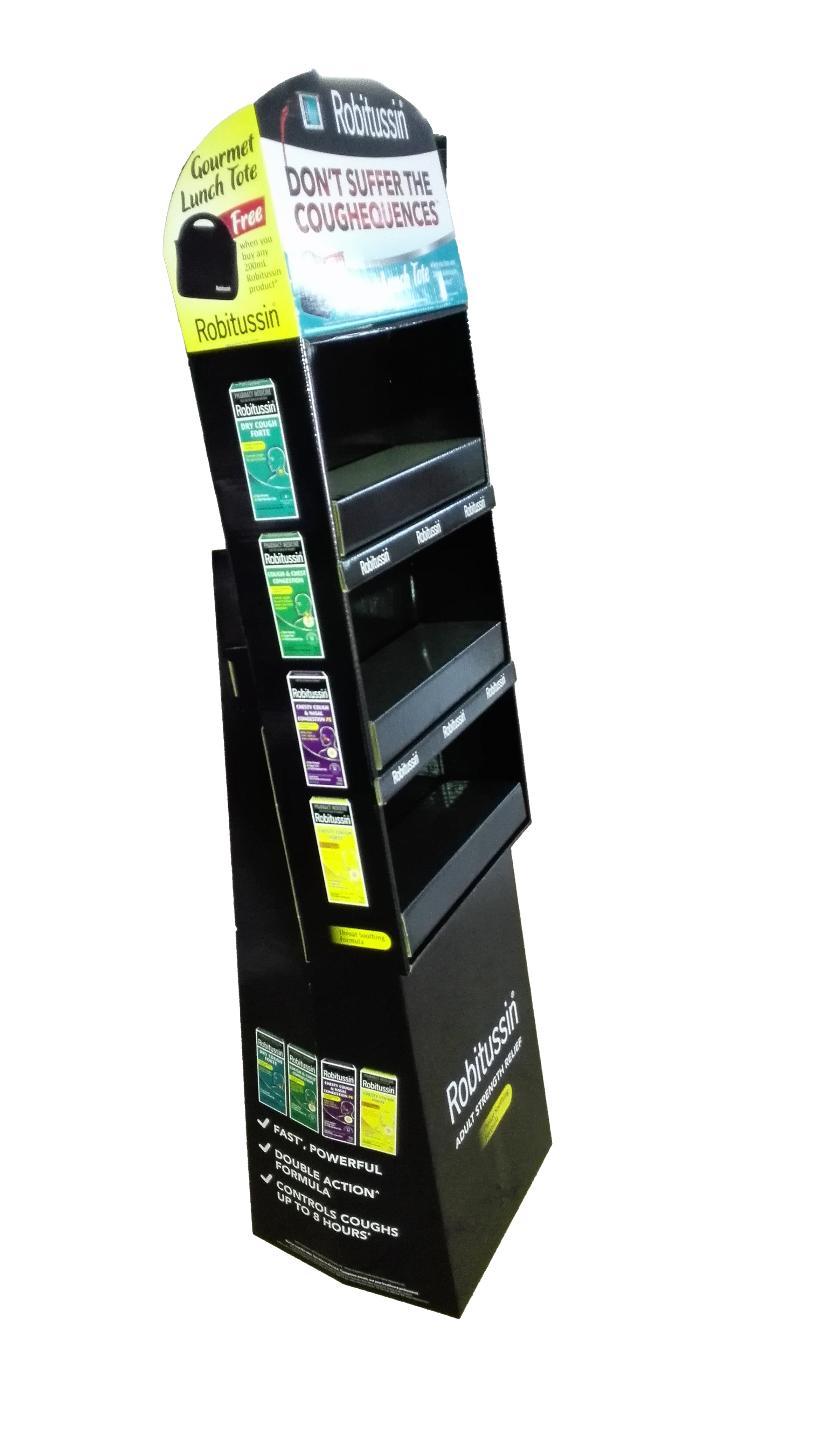 Customized Corrugated Ladder Standee Cardboard Sidekick Display for ...